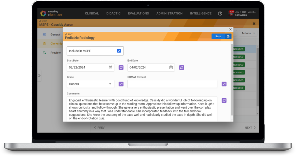 Medical Program Software - eMedley